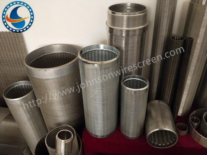 Vee Shape Johnson Stainless Steel Well Screens Various Construction Types