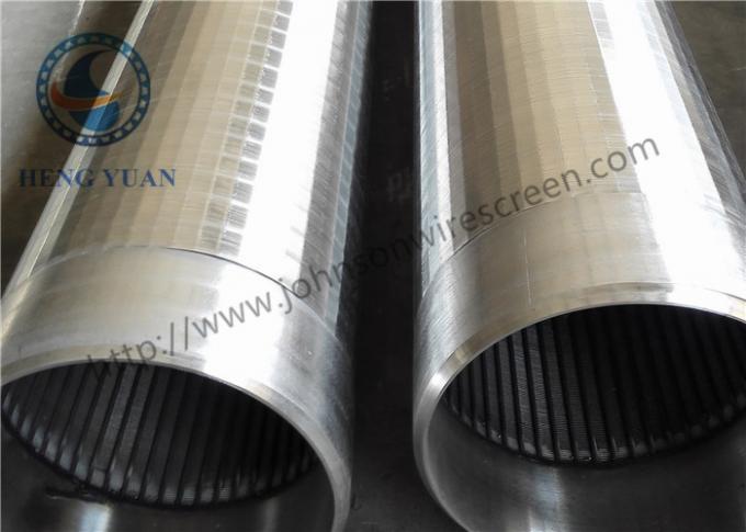High Strength Johnson Vee Wire Screen 205 / 304 / 304L / 316L Grade