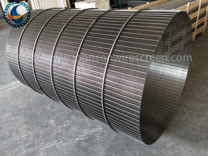 Inner Diameter 1250mm Wire Mesh Drum Full Welded For Waste Water