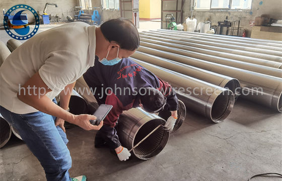 Low Carbon Galvanized Johnson Wire Screen For Water Wells For Sand Control