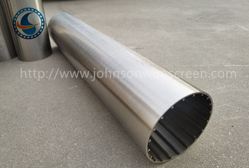 Ss 316l Johnson Vee Wire Screen Slot 20um Profile Wedge Filter