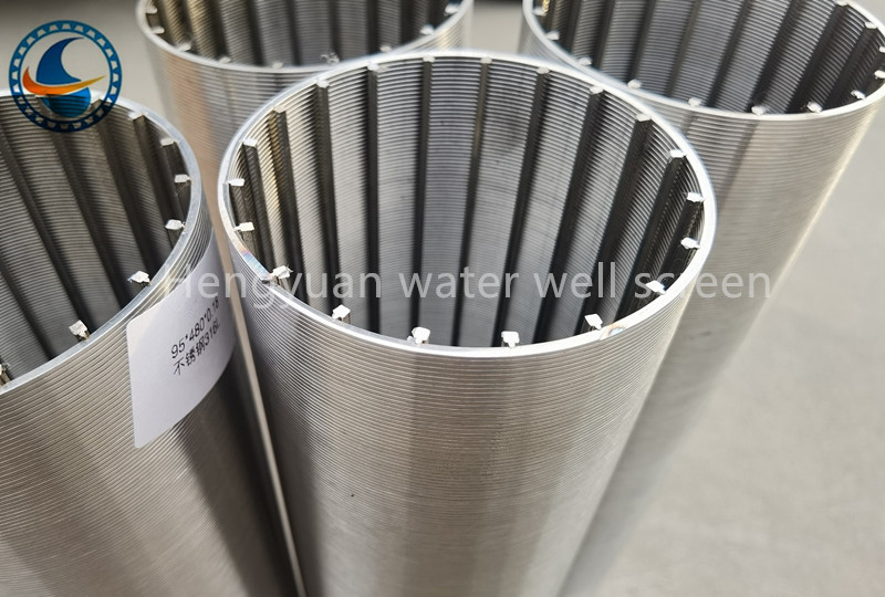 304 Stainless Steel 219mm Well Water Screen Filter Continuous Slot