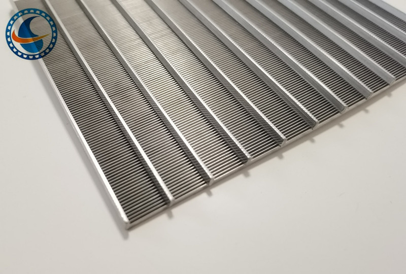 Stainless Steel 316l Wedge Wire Screen Plate Slot Size 50um Anti Corrosion