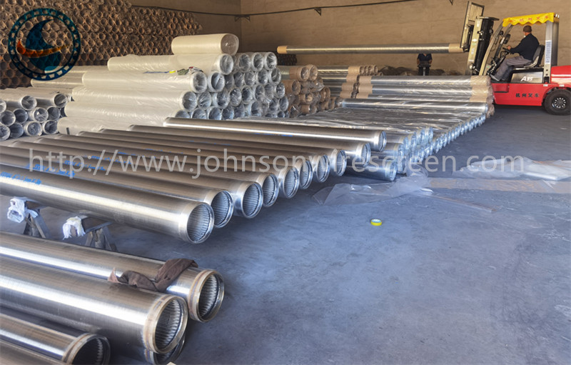 Galvanizing And SS 304 Johnson Wedge Wire Water Well Screen Filter Pipe