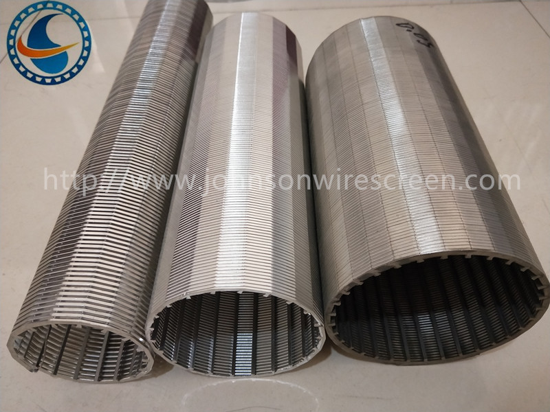 Johnson Wedge Wire Mesh Pre Packed Well Screens For Sea Water Intake System