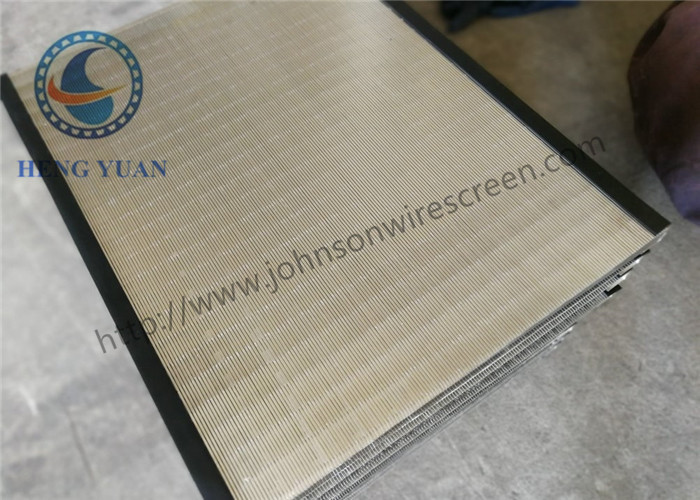 Professional Wedge Wire Screen Panels For Coal Washer 0.5mm Slot Size