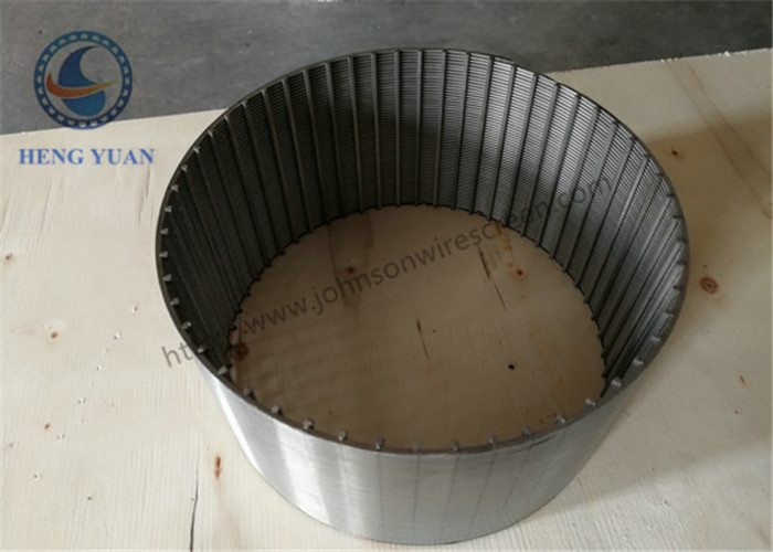 SUS 304 Wound Johnson Wire Wrap Screen Tube 5800mm