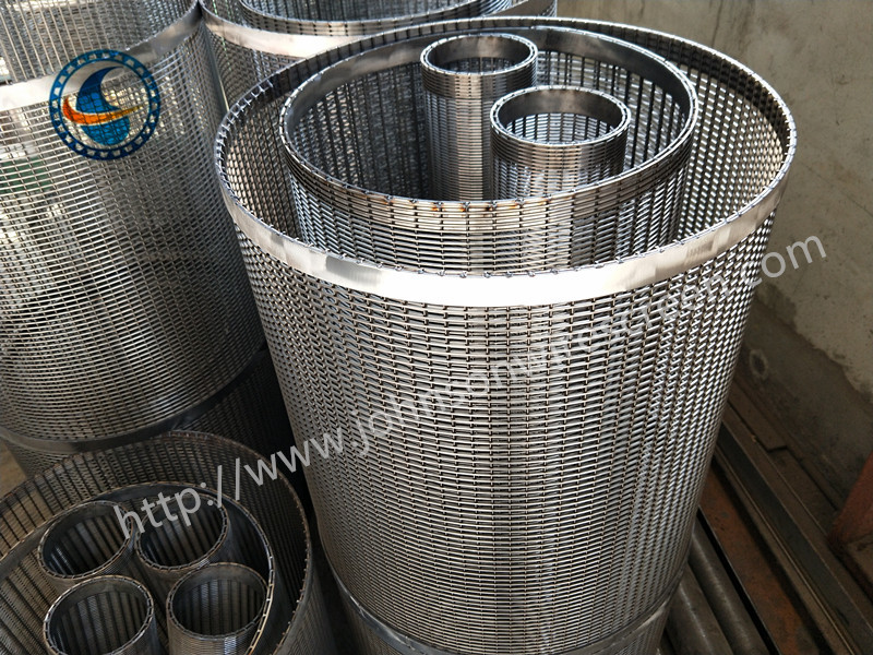 High Capacity Filter Wedge Wire Mesh With Flange And Weld Rings