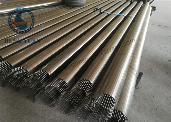 High Strength 6 Meter Johnson Vee Wire Screen 205 / 304 / 304L / 316L Grade